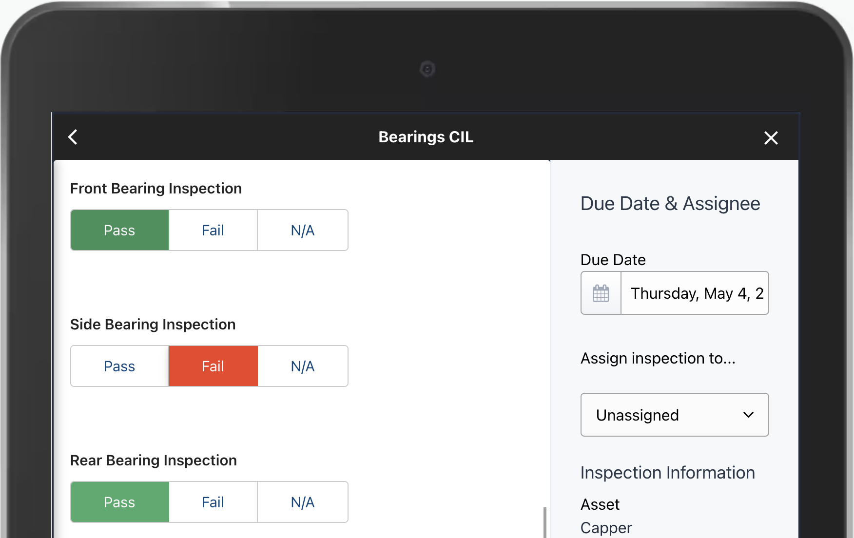 How does the Pass/Fail field work?